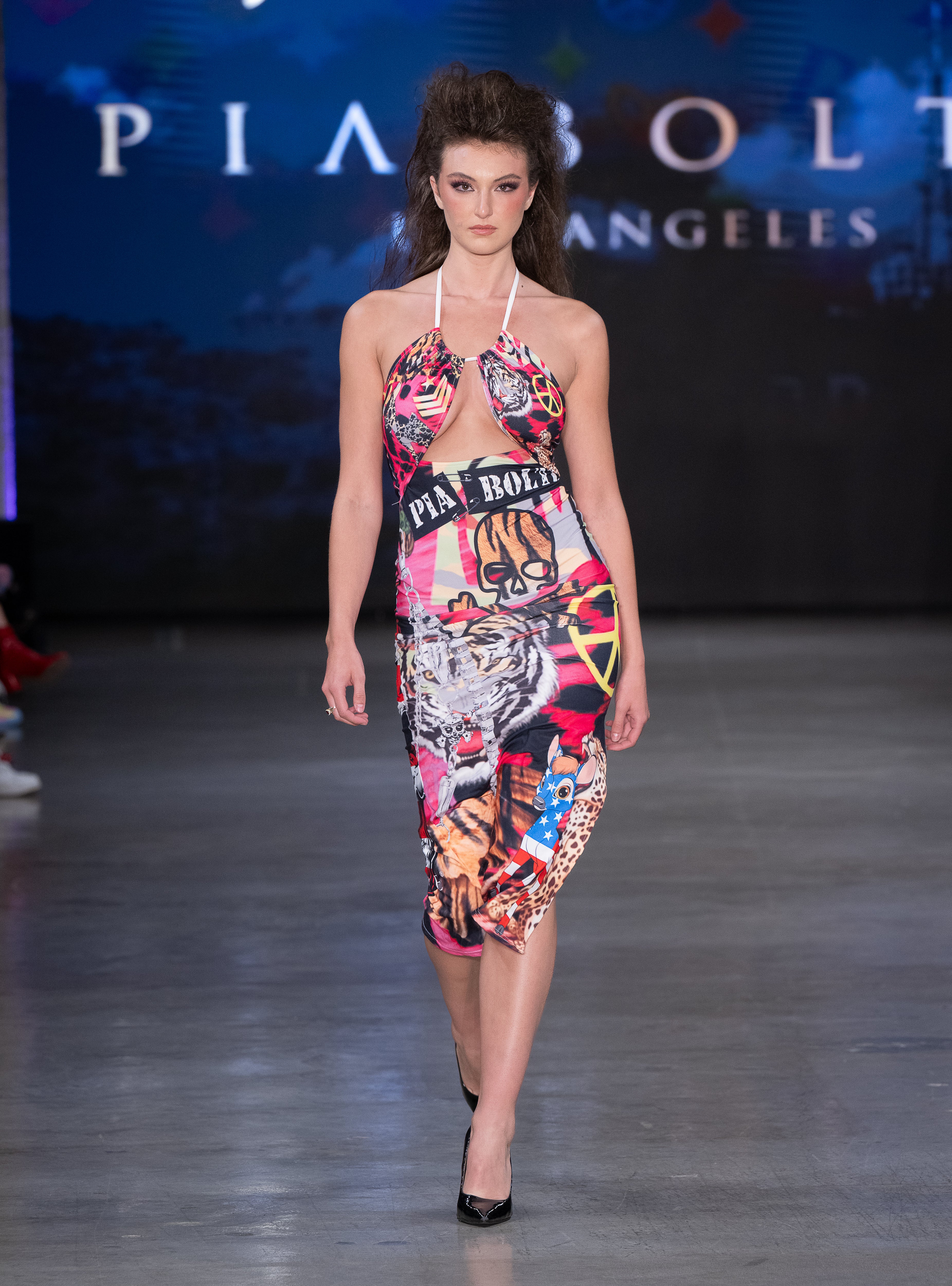 PIA BOLTE® FASHION | Kleid NY SummerLove – Cut-Out & Tiger Design – PIA ...